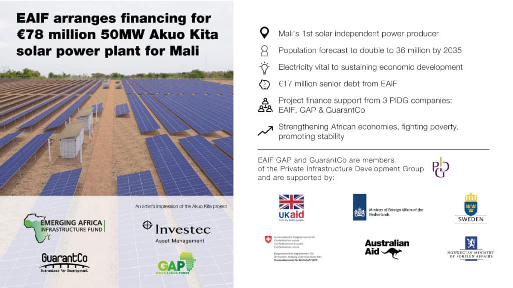 Emerging Africa Infrastructure Fund leads and closes financing of €78 ...